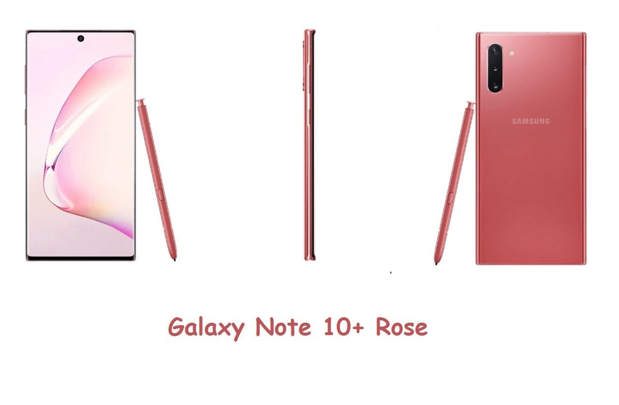 Galaxy Note 10+ Rose Appears in Renders Ahead of Launch – Research Snipers