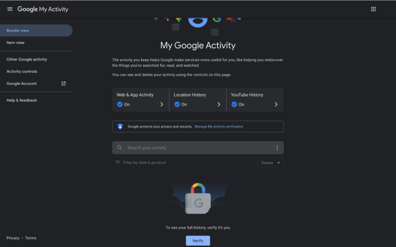 Get an Extra Layer of Protection with Google's New Manage My Activity ...