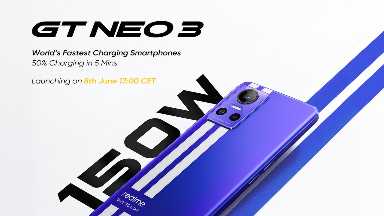 Realme GT Neo 3 and 3T with 150W charger coming to Europe – Research ...