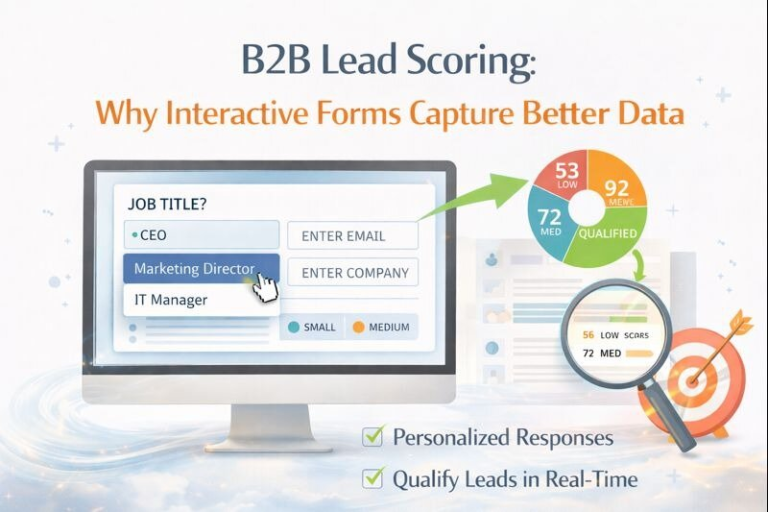 B2B Lead Scoring: Why Interactive Forms Capture Better Data – Research ...