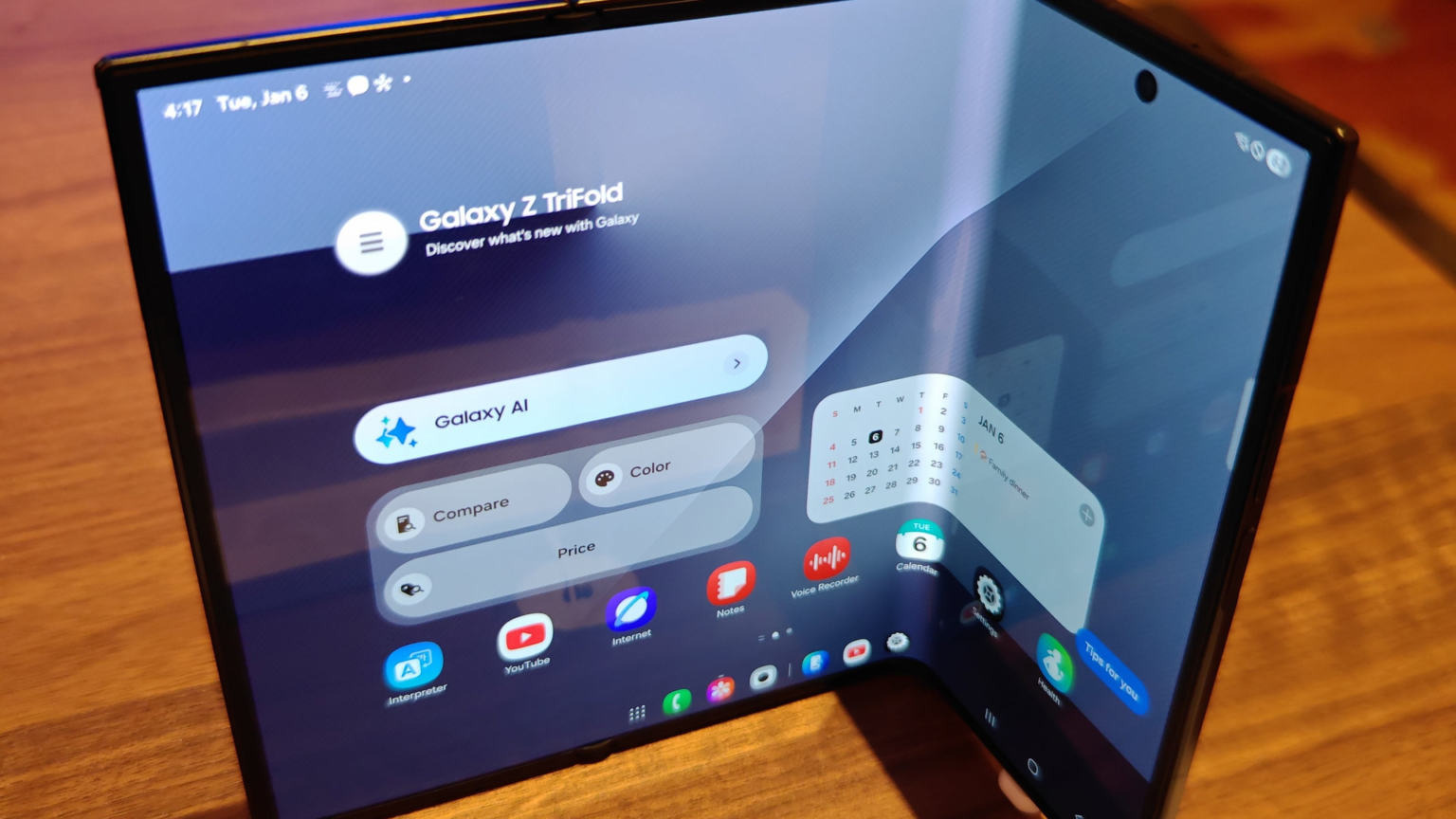 Galaxy Z TriFold: Samsung's giant folding smartphone is history ...